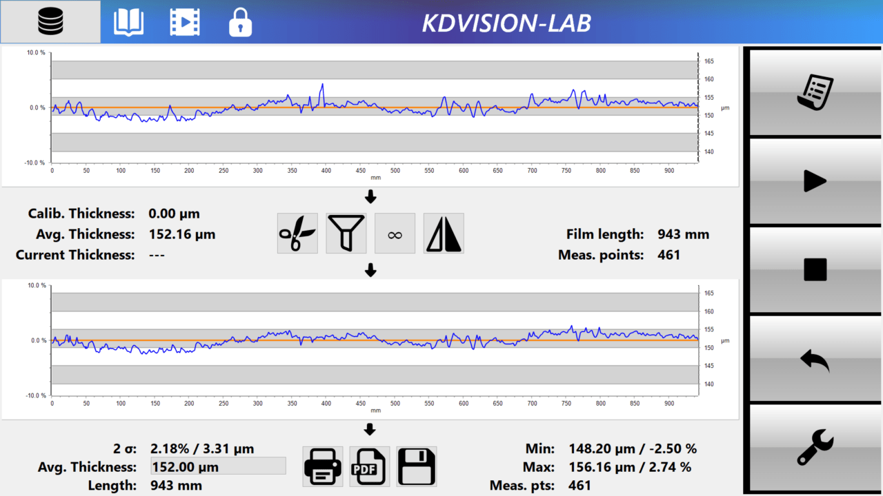 Offline thickness measurement | Kdesign GmbH - The Innovative Company